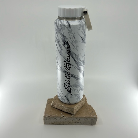 Eddie Bauer | Dining | Nwt Eddie Bauer 24 Oz Double Wall Insulated Metal Bottle Marble Print 38 ...